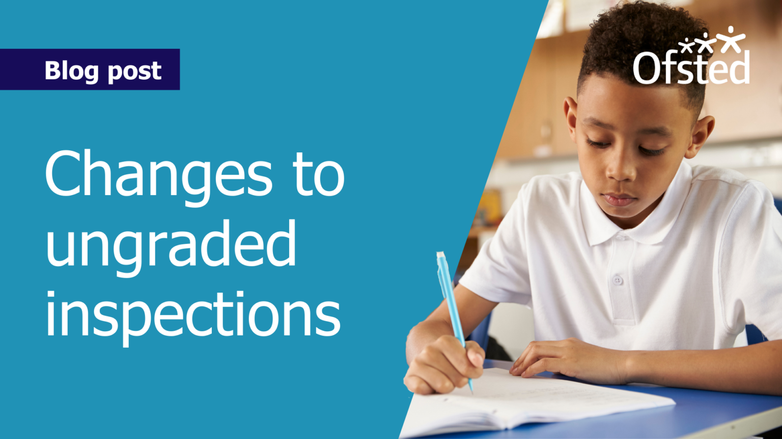 Changes to ungraded inspections – Ofsted: education